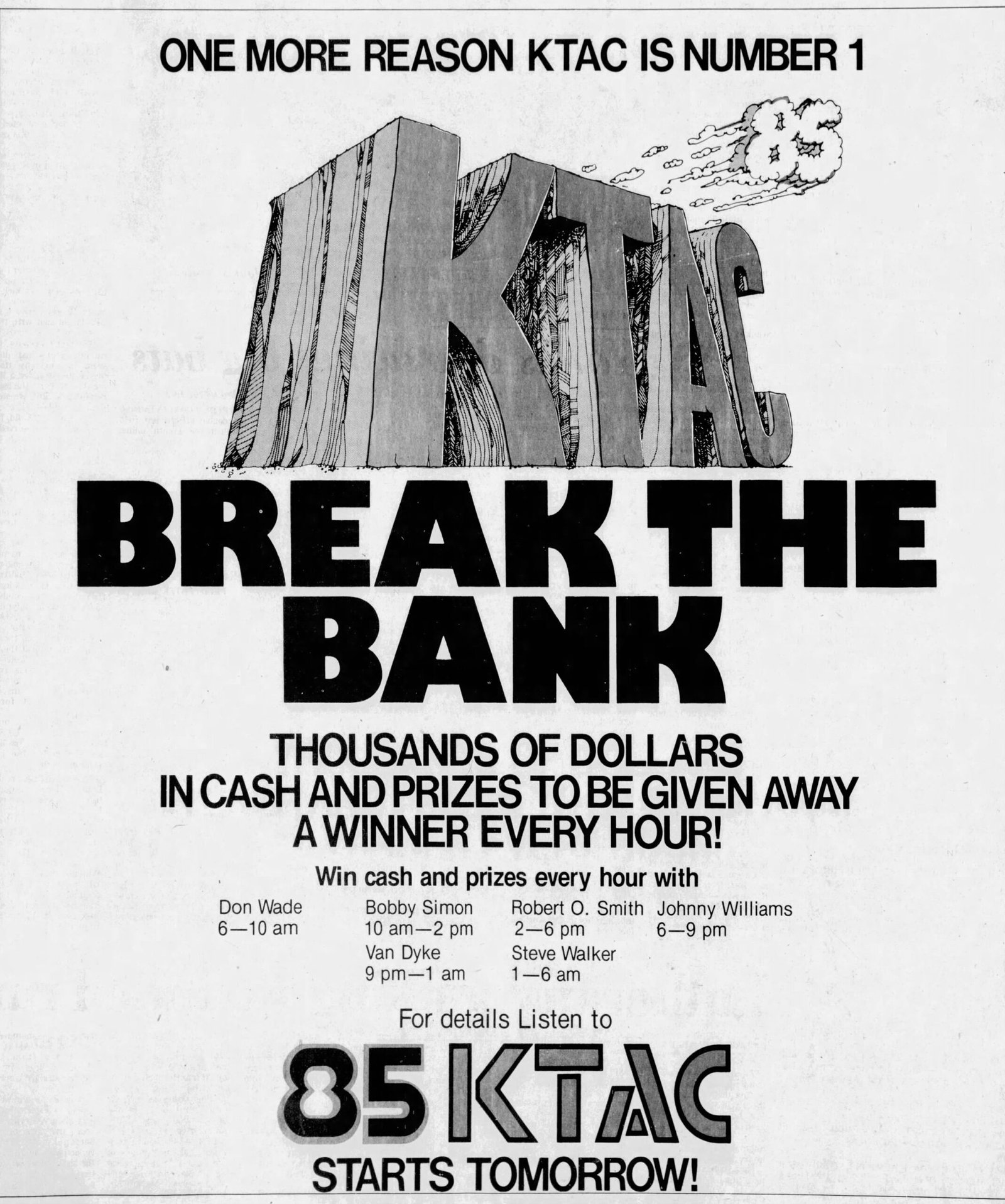 KTAC Breaks The Bank – QZVX Broadcast History & Current Affairs