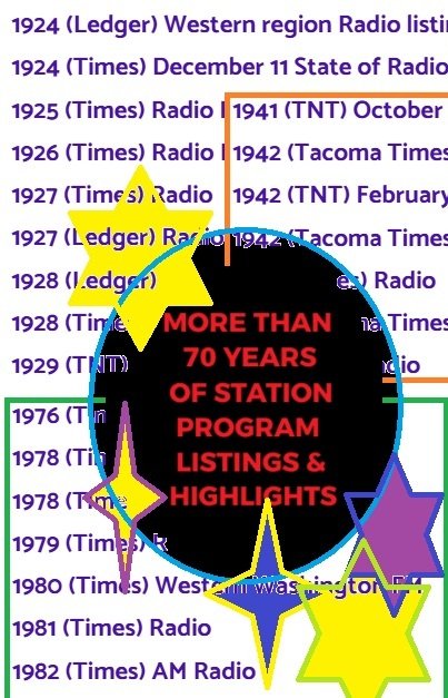 Program schedules banner – QZVX Broadcast History & Current Affairs